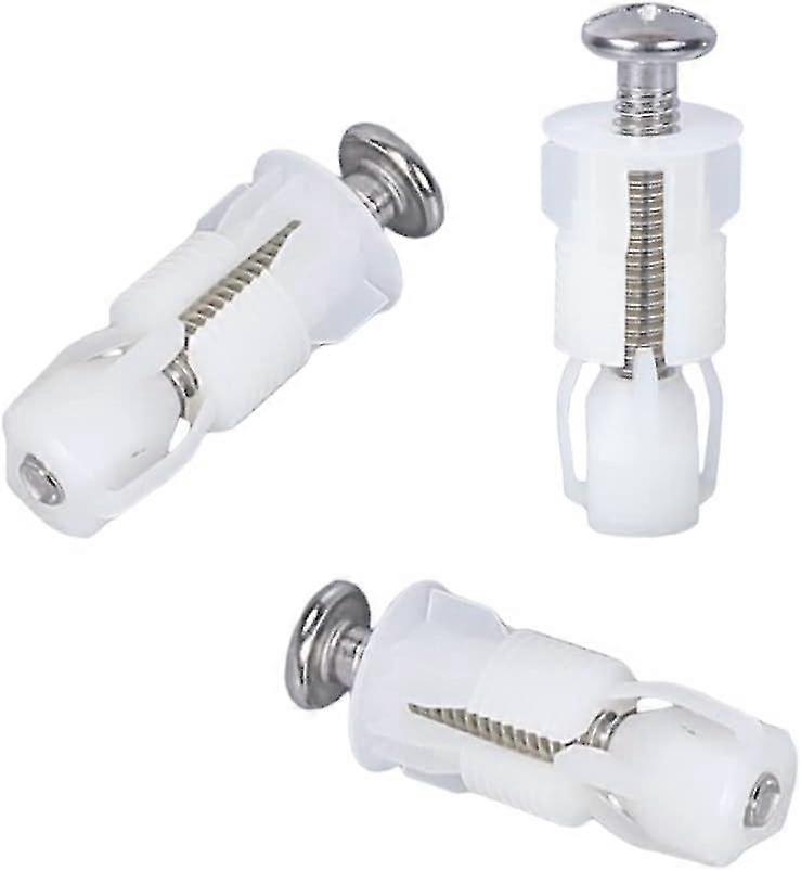 Toilet Seat Hinge Fixings 6 Pieces Toilet Lid Expansion Screws Toilet ...