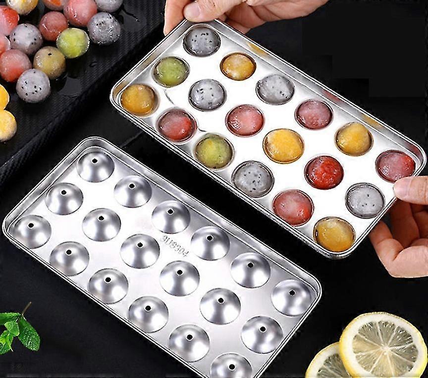 Round 304 Stainless Steel Ice Cube Box, Frozen Ice Cube Box, Cooler Box ...