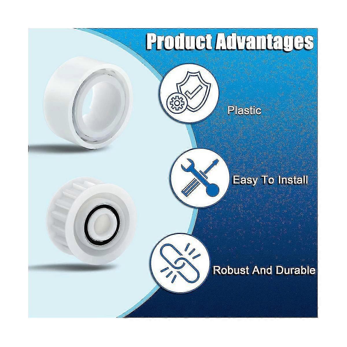 Upgrade 4 Pack Guide Wheels With 2 Pulley Gears,part Number 3884997-r6 ...