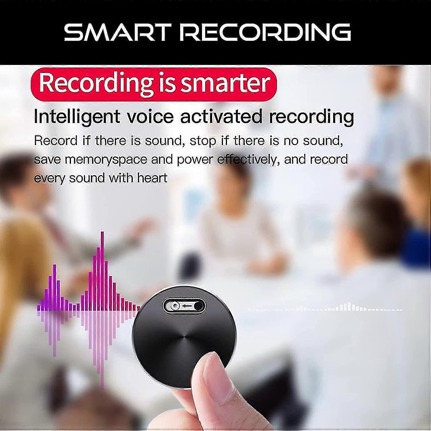 Tiny Voice Recorder With 8gb Ultra Quality Sound Voice Activated Voice ...