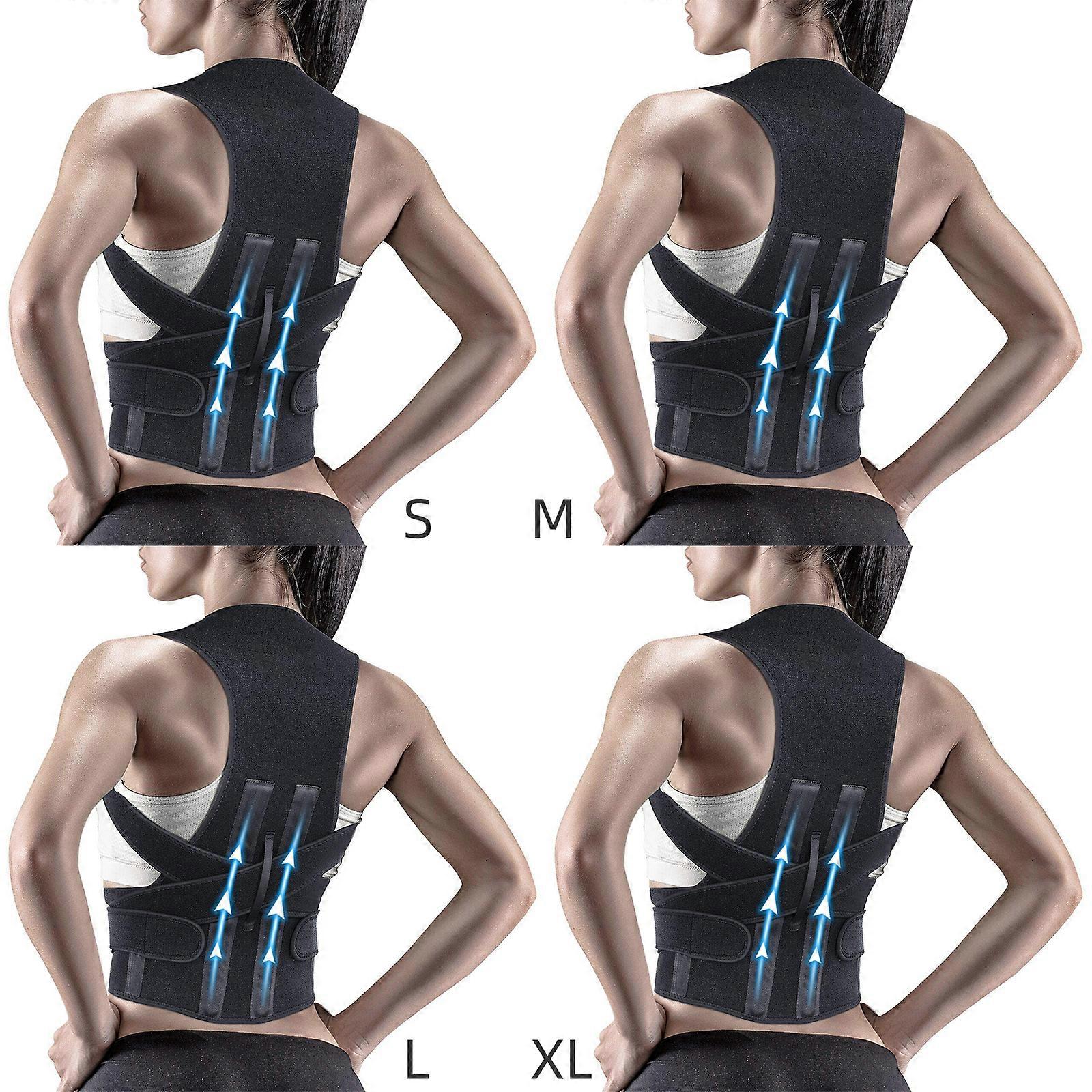 Back Support Straightener -Posture Corrector Full Back Brace for Women ...