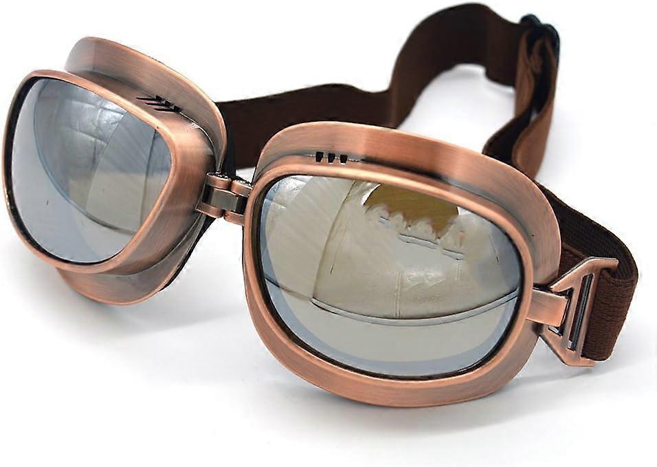 Motorcycle Goggles Vintage Pilot Goggles Retro Motocross Goggle Outdoor ...
