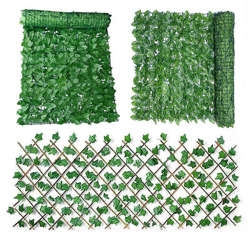 Artificial Fence Leaf Fence Ivy Evergreen Hedge False Leaf Privacy ...