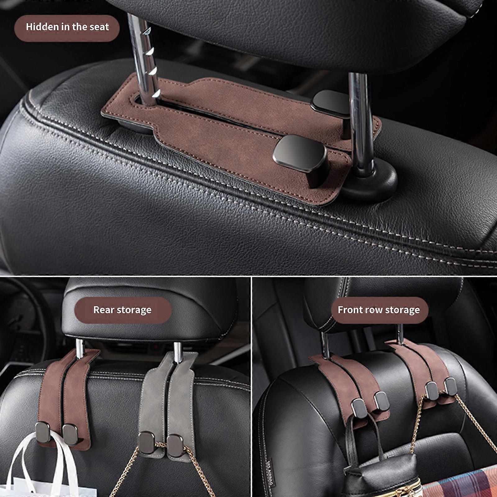 Car Hook Seat Back Storage Hook, Car Seat Back Double Hook, Double Hook ...