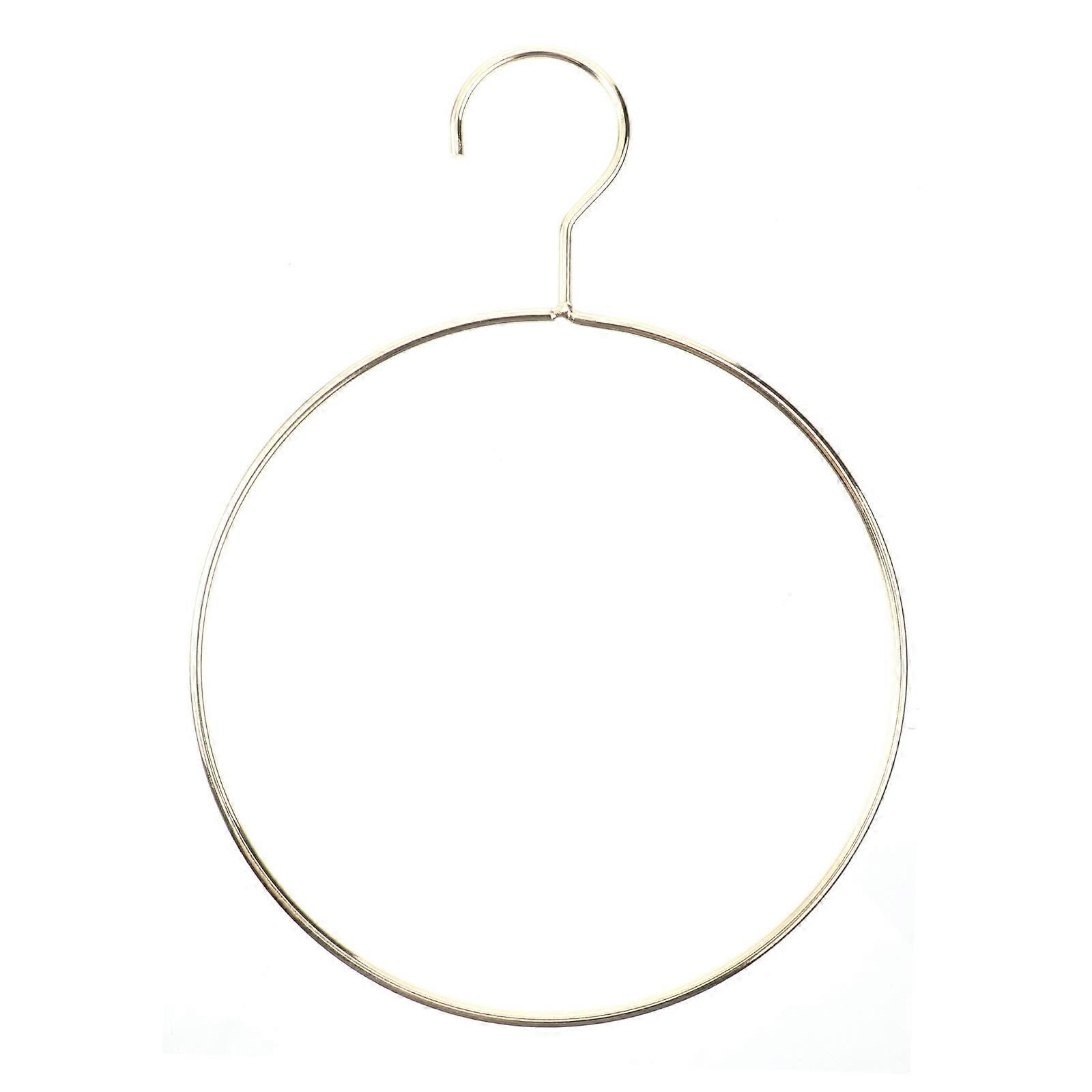 Round Metal Hangers Bikini Hangers Simple Belt Ring Hanger Scarf Hanger ...