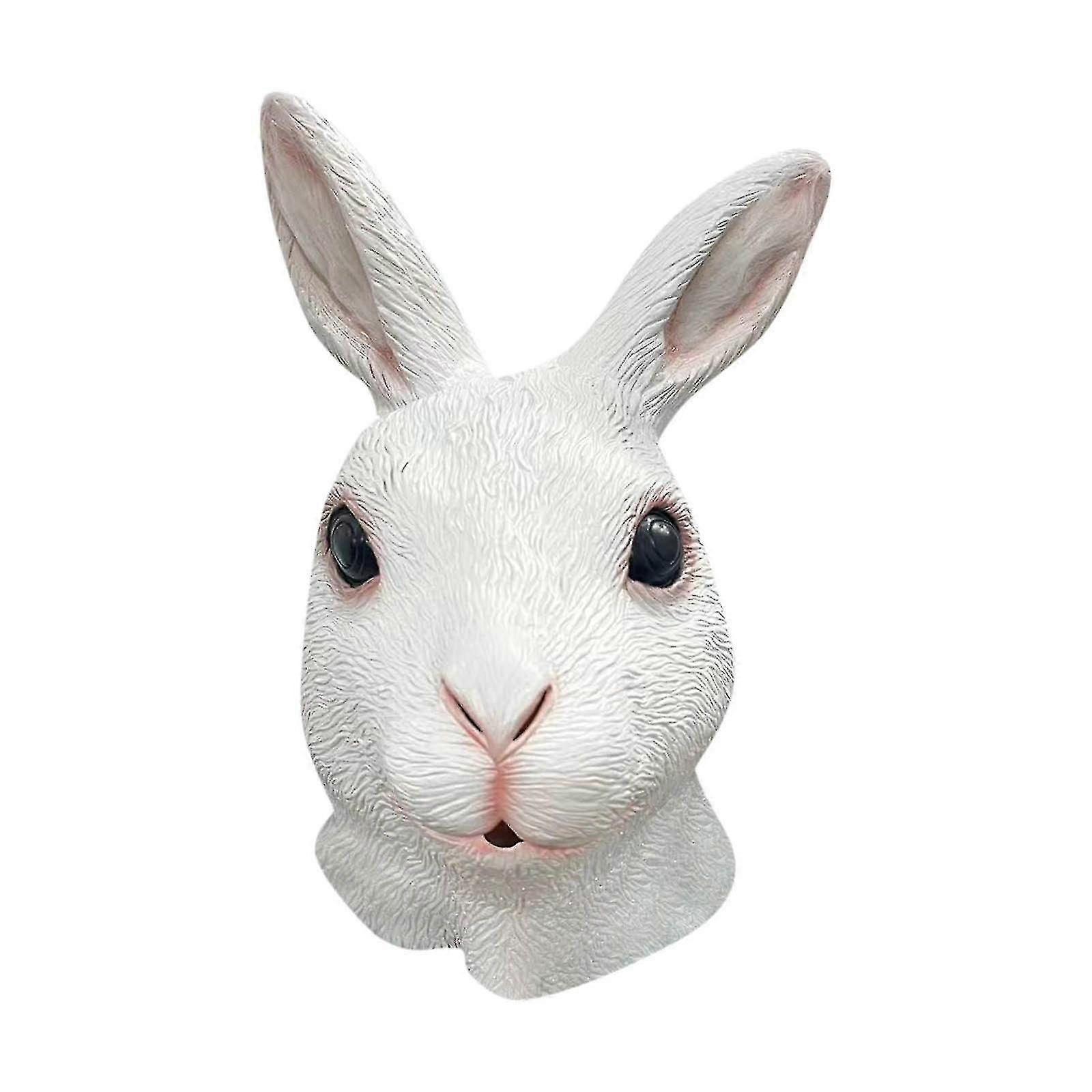 Halloween Party Cosplay Animal Mask Latex Rabbit Mask Bunny Mask ...