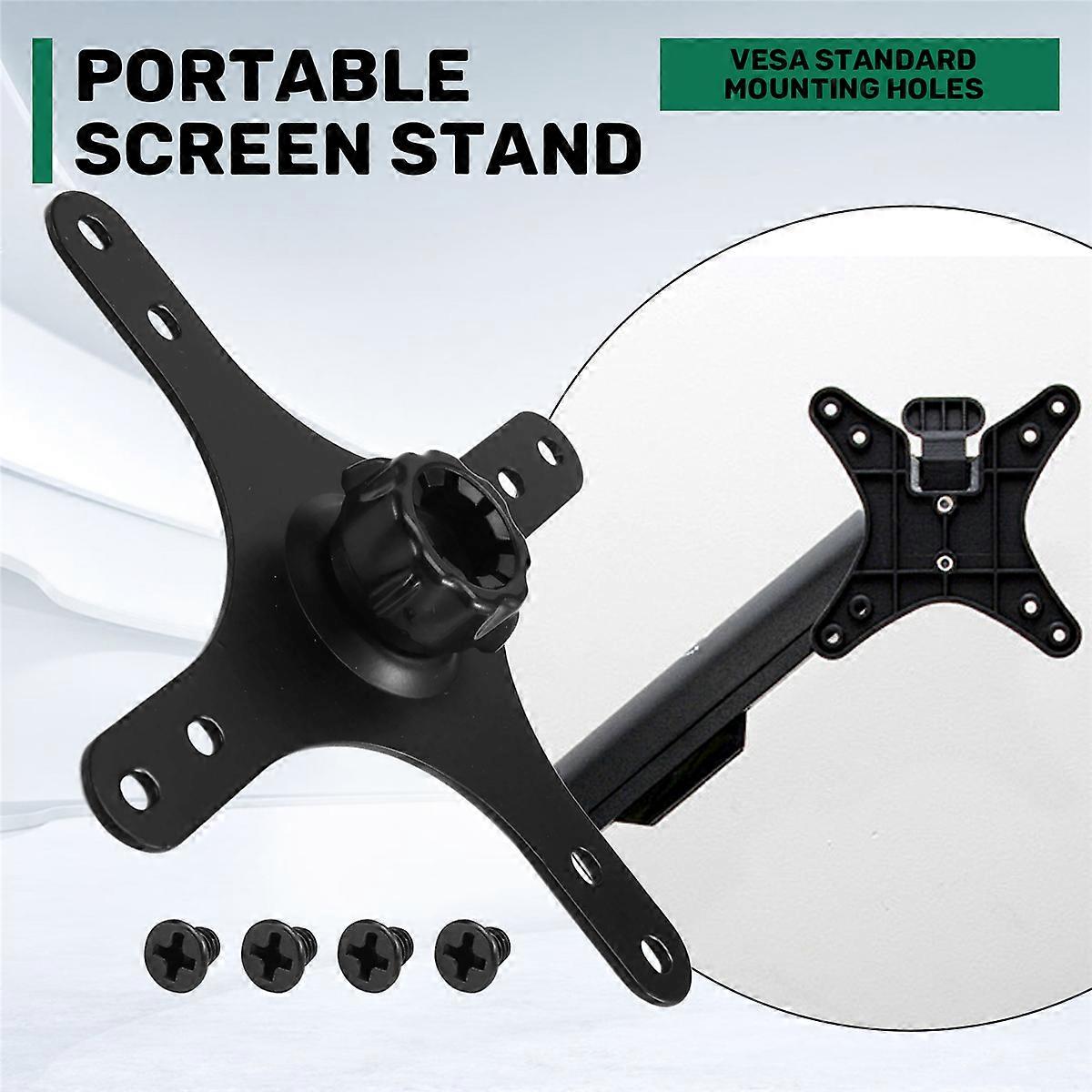 Portable Monitor Mounting Adapter Bracket Plate, 17mm Ball Head to ...