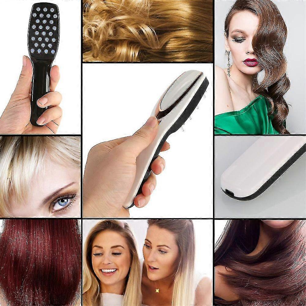 3-in-1 Electric Massage Comb, Phototherapy Scalp Massager Comb Brush ...