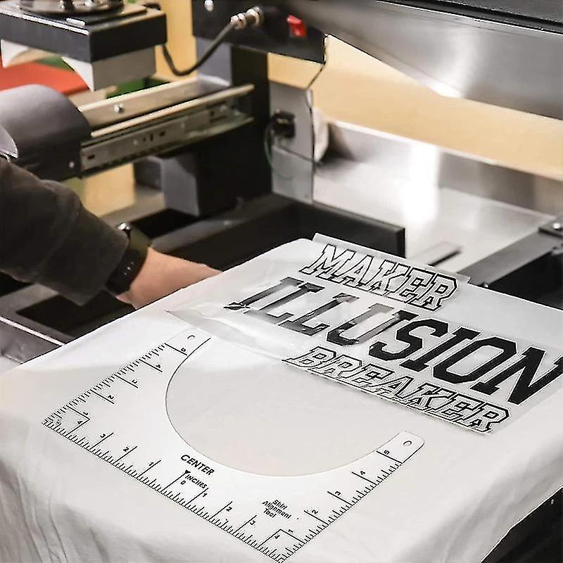 T-shirt Ruler Guide Tool Transparent Acrylic T-shirt Guide Ruler Vinyl ...