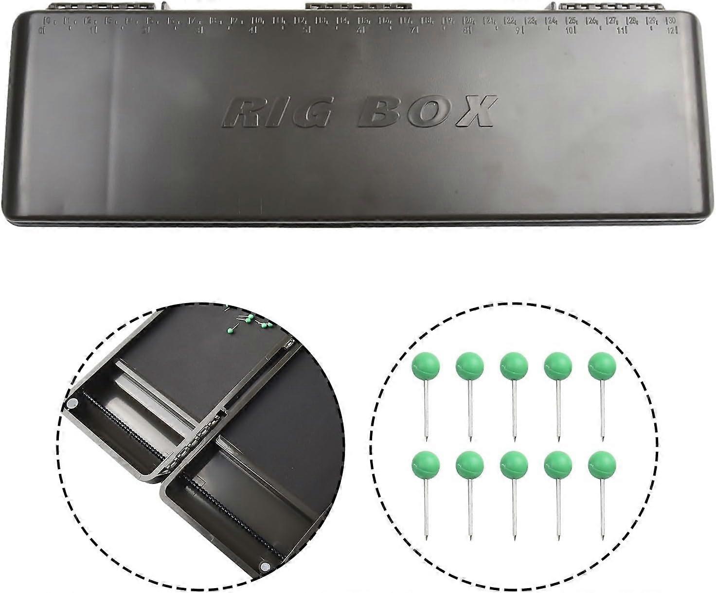 Fishing Line Storage Box, Waterproof ABS Material, 10 Fixing Pins ...