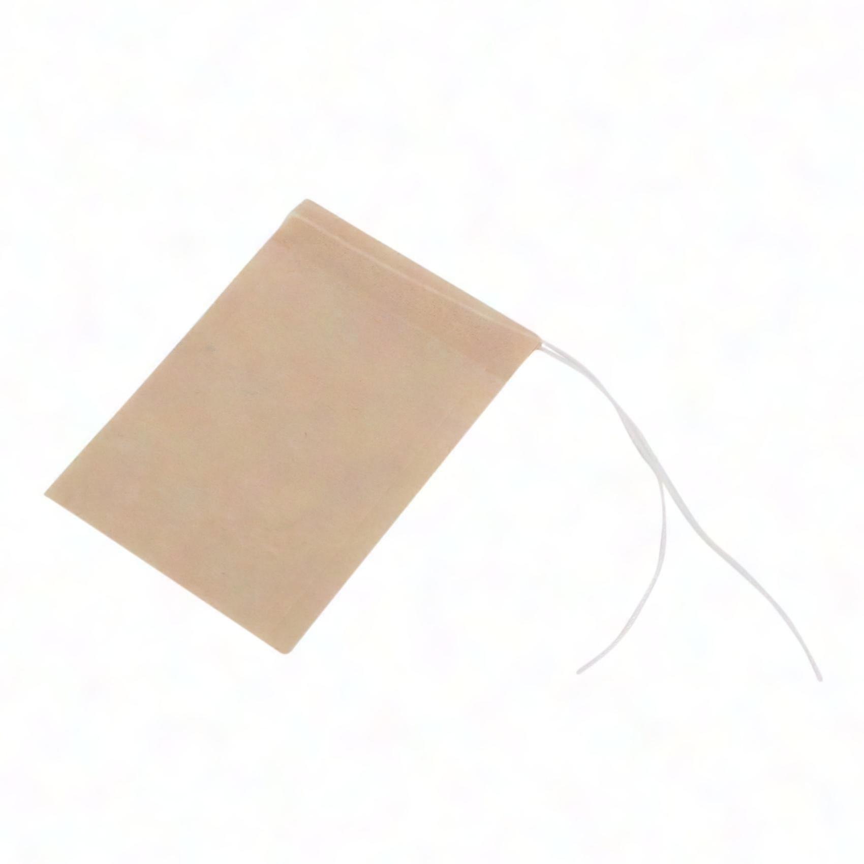 500 Pack Natural Disposable Paper Tea Bags with Drawstring for Loose ...