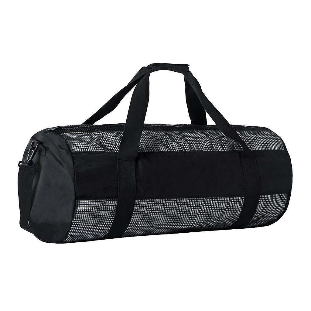 Heavy Duty Large Scuba Diving Snorkel Mesh Gear Bag Carry Holdall Black ...