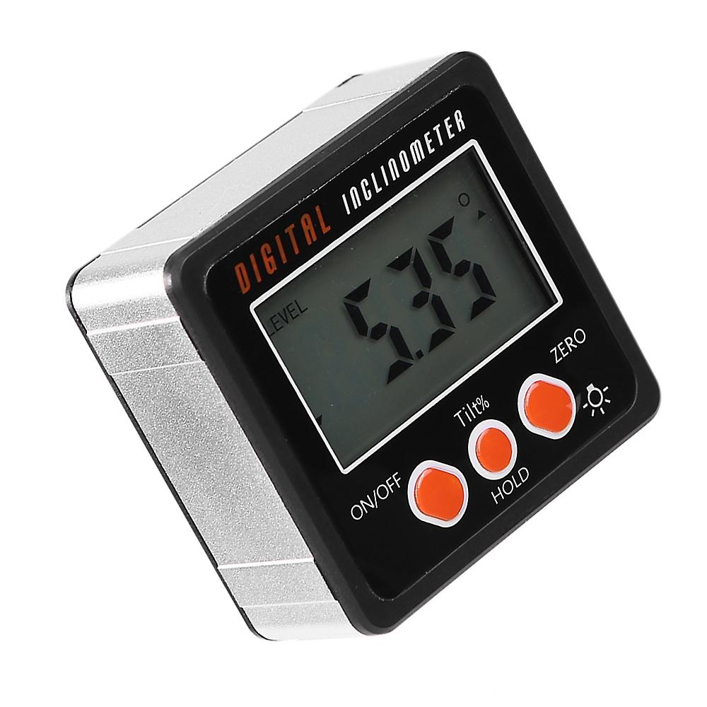 Horizontal Angle Meter Digital Protractor Inclinometer Electronic Level Box Magnetic Base ...
