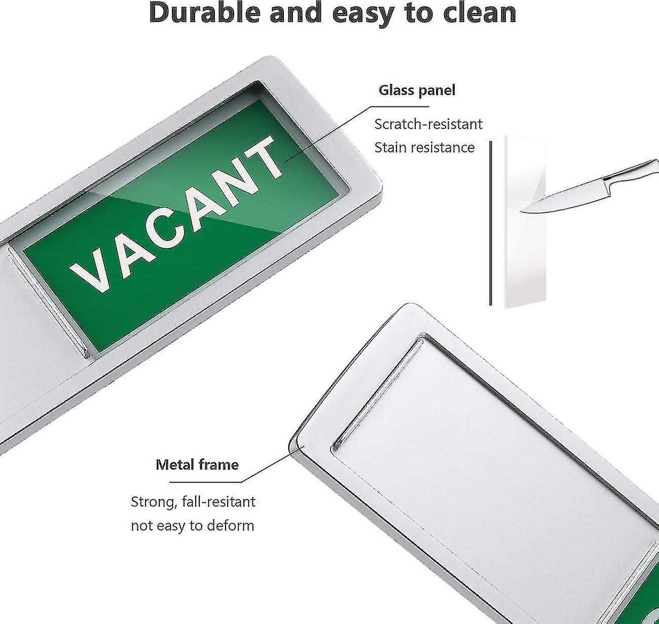 Vacant Occupied Privacy Sign, Vacant Occupied Door Sign For Home Office ...