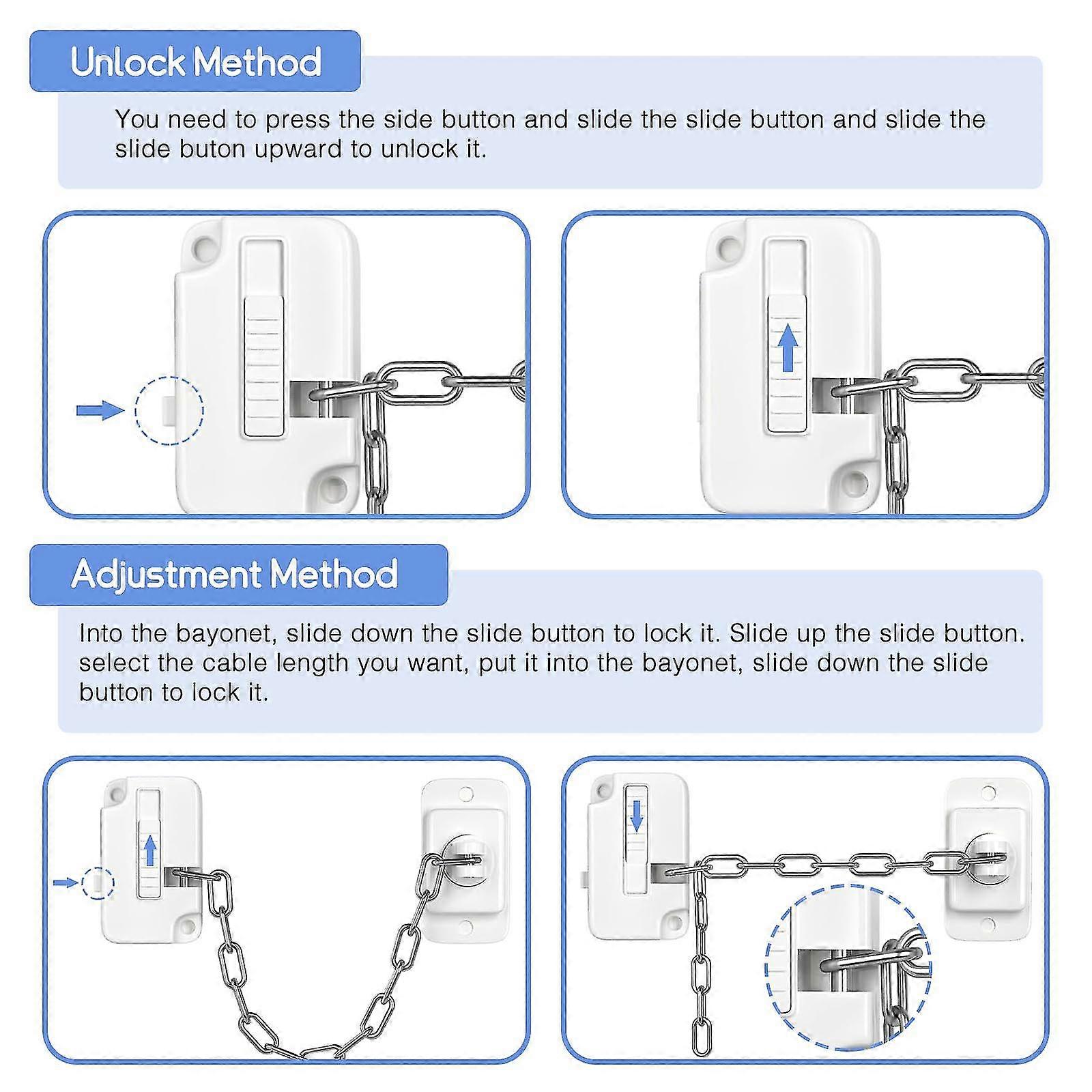 Window Locks, Self Adhesive Window Restrictor Locks for Child Pets ...