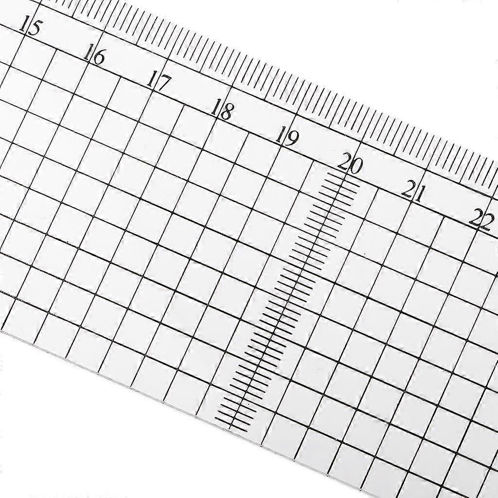 Clear Acrylic Drawing Grid Ruler Template For Drawing Anime Supplies ...