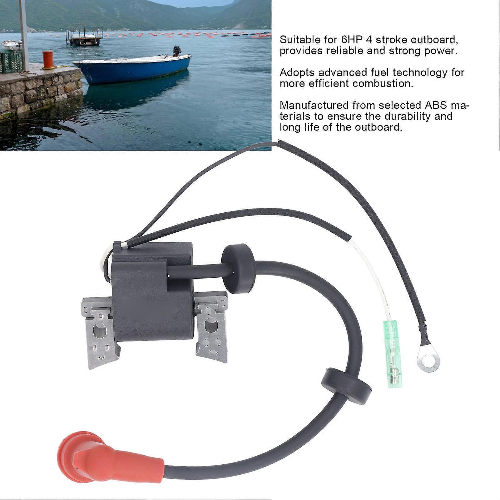 6bx 85571 6bv 85571 01 Outboard Ignition Coil Efficient Boat Motor ...