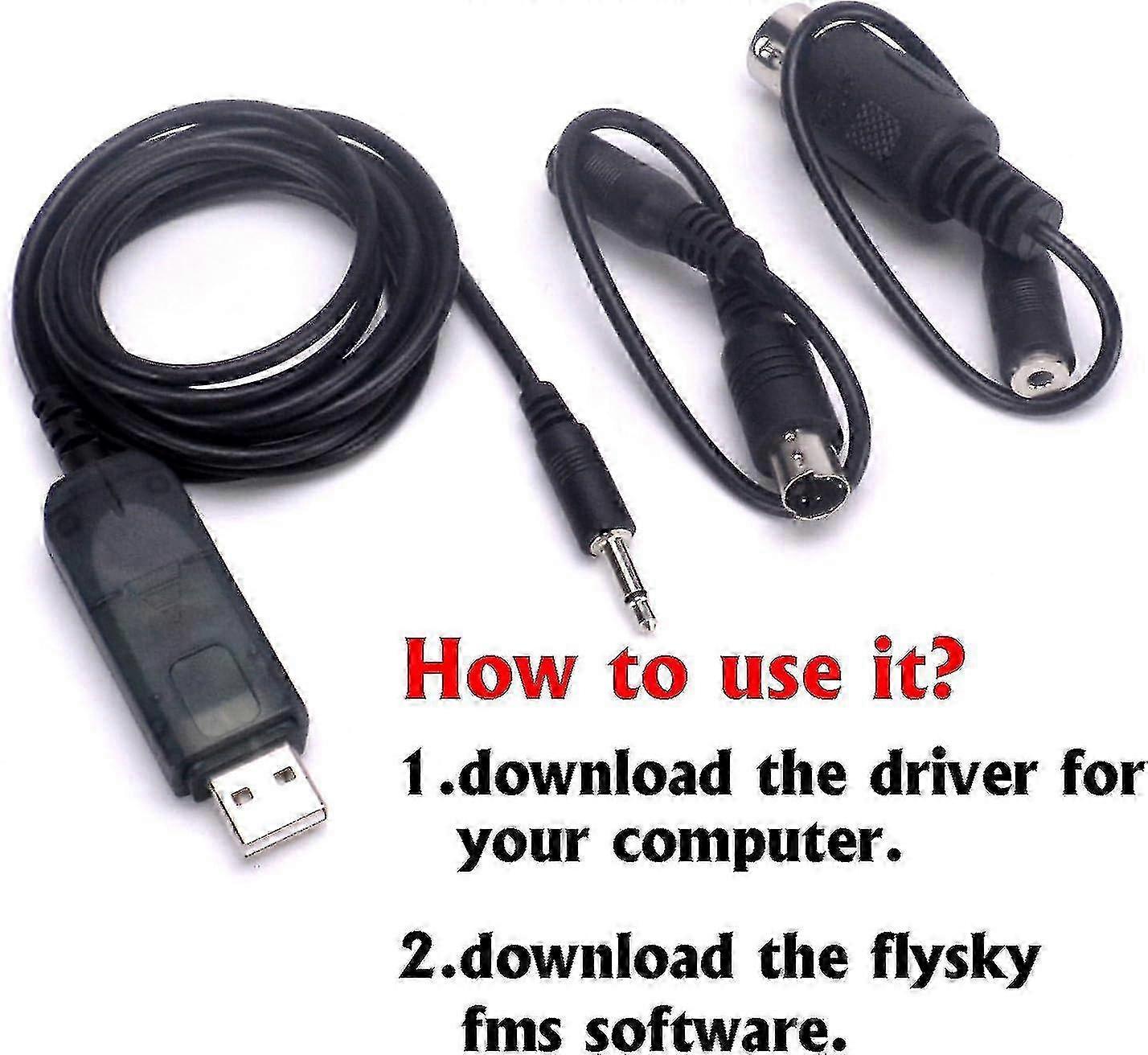 Flight Simulator Adapter Cable for Remote Controllers Fs-i6, Fs-i4, Fs ...