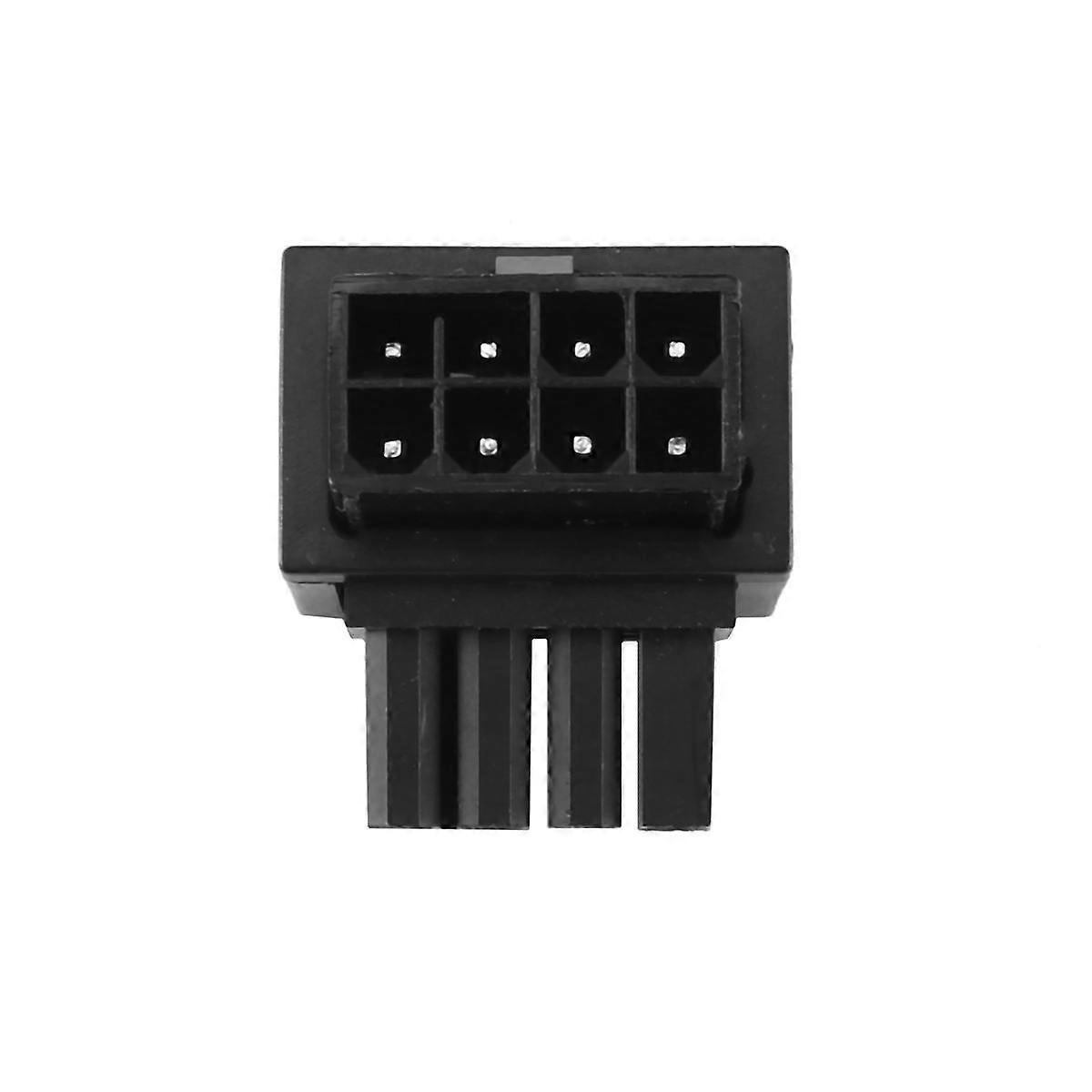 4X ATX 8Pin Female 90 Degree Angled to 8 Pin Male Power Adapter GPU ...