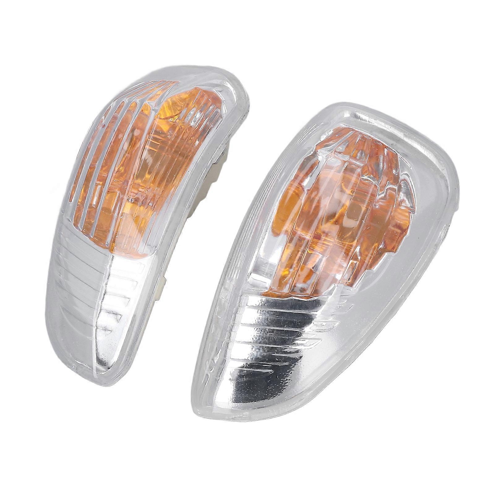 2Pcs Left Right Side Door Wing Mirror Indicator Lamp Cover Lens ...