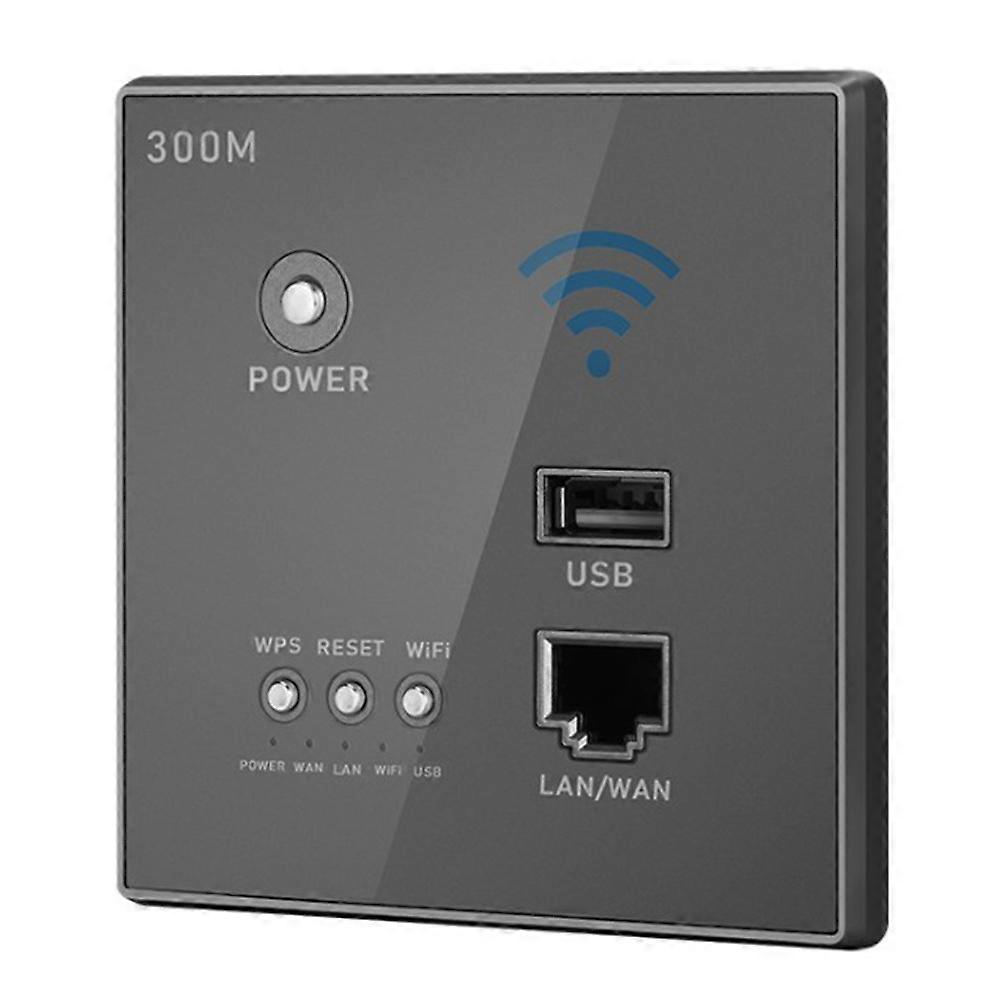 Wireless WiFi Socket Rj45, AP Relay Smart USB Socket, Crystal Glass ...