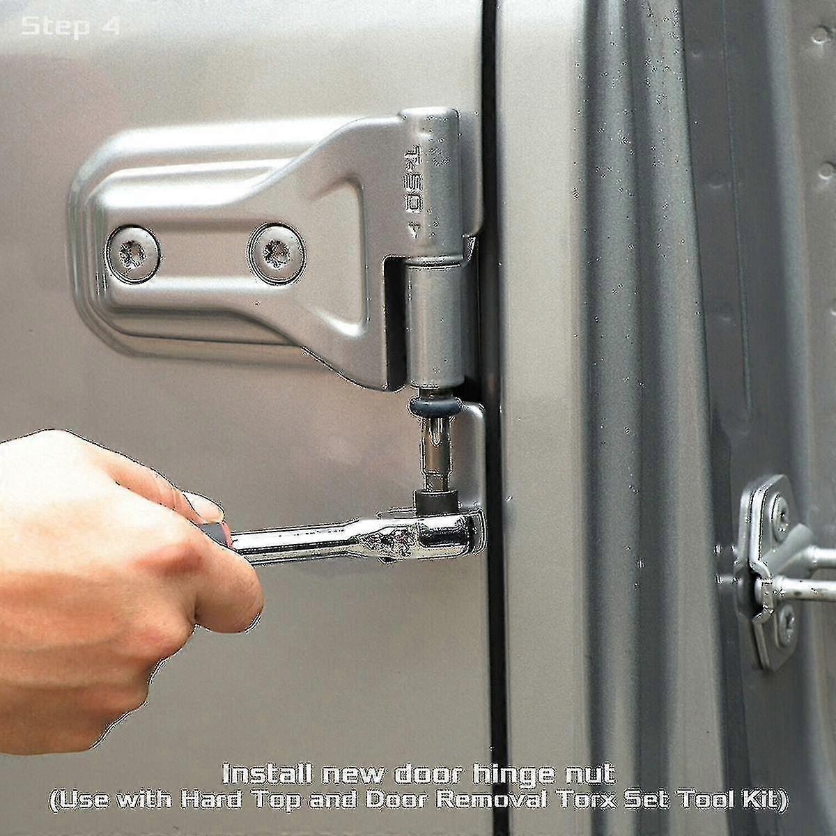 Door Pin Guide, Hinge Nuts, For Jeep Wrangler Jk Jl 2007-2020 | Fruugo UK