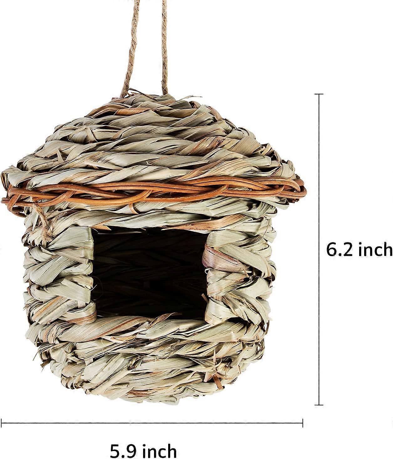 2 Pcs Bird House for Garden or Outdoor, Hanging Bird Nesting Boxes ...