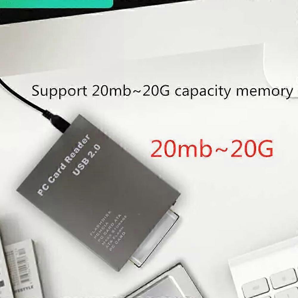 USB 2.0 to PC ATA Flash Card Reader Adapter - PCMCIA Disk Memory ...