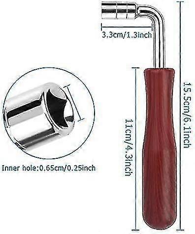 Tuning Wrench 3 Pcs L Shape Piano Tuner Hammer Tuning Tool Professional ...