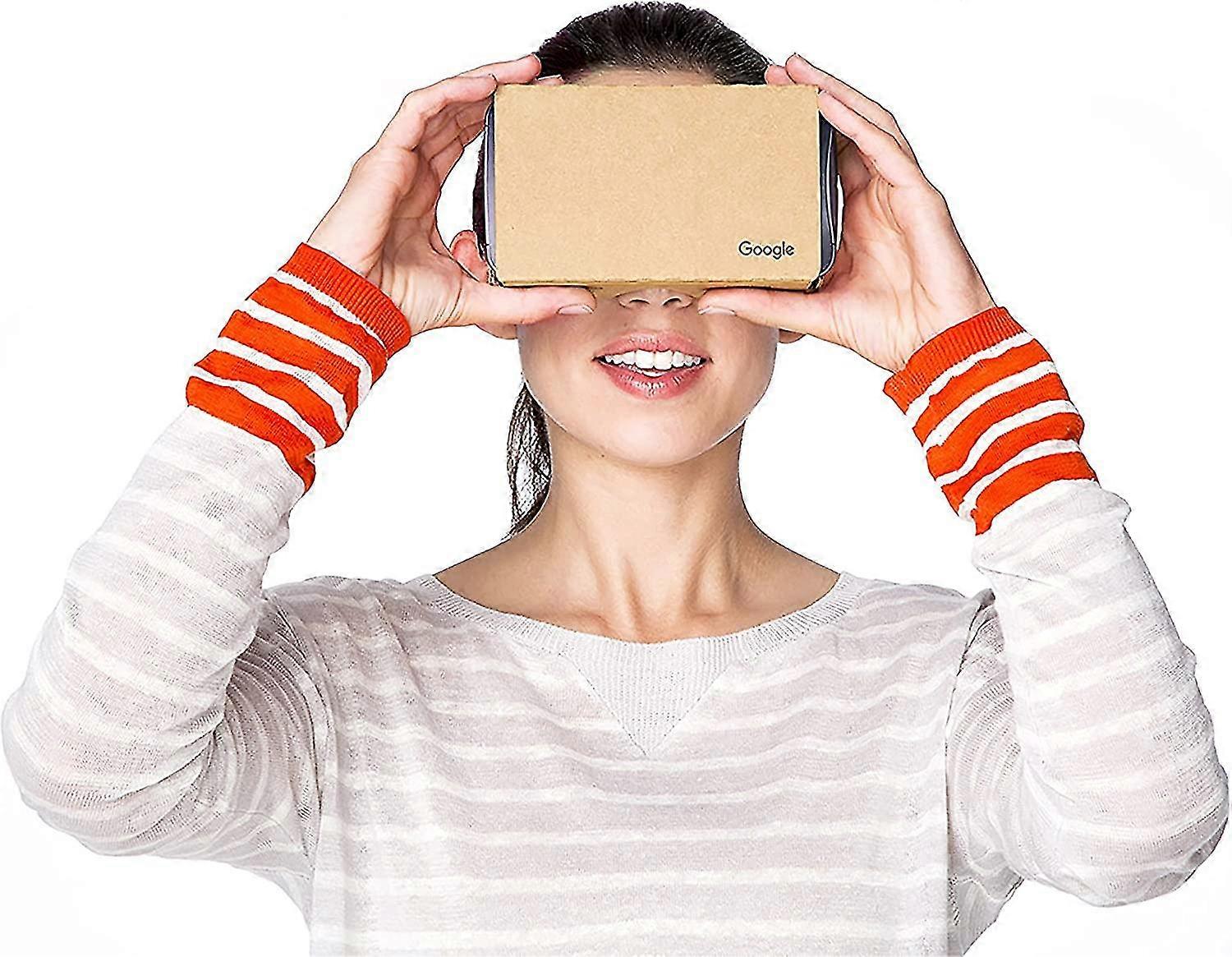 Vr Second Generation Cardboard New Google Carton Vr Virtual Reality 3d ...