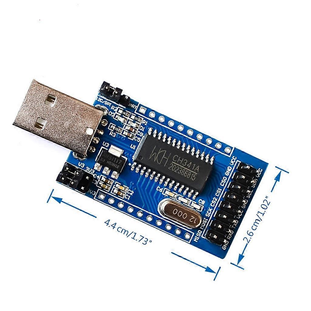 CH341A USB Parallel Converter Modules USB to UART IIC ISP EPP/MEM Port | Fruugo UK