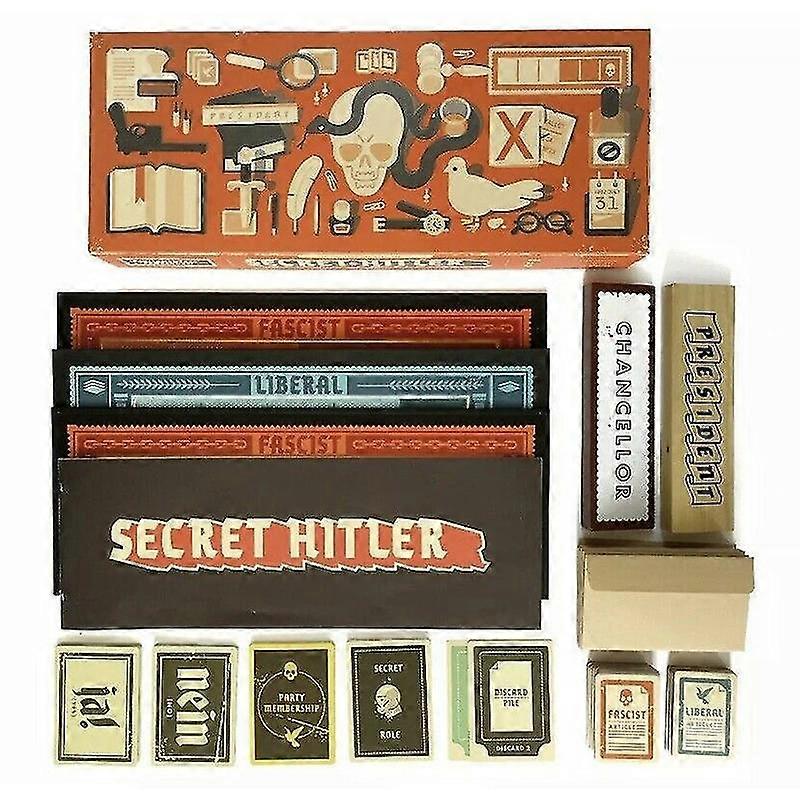 Secret Hitler All English Puzzle Game Card Adults Party Games 2-8 ...