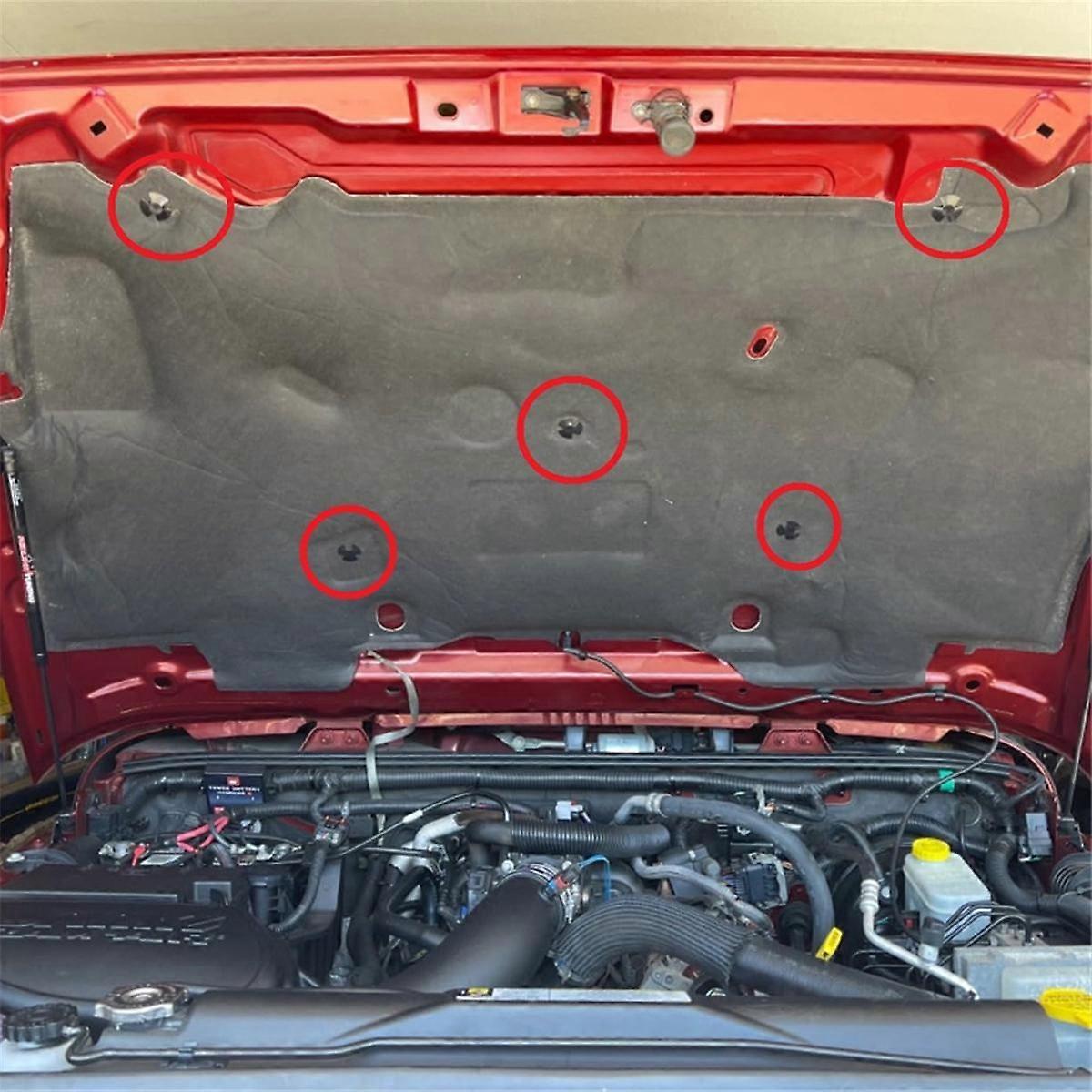 50Pcs Hood Insulation Retainer Clips with Fastener Remover for Grand ...