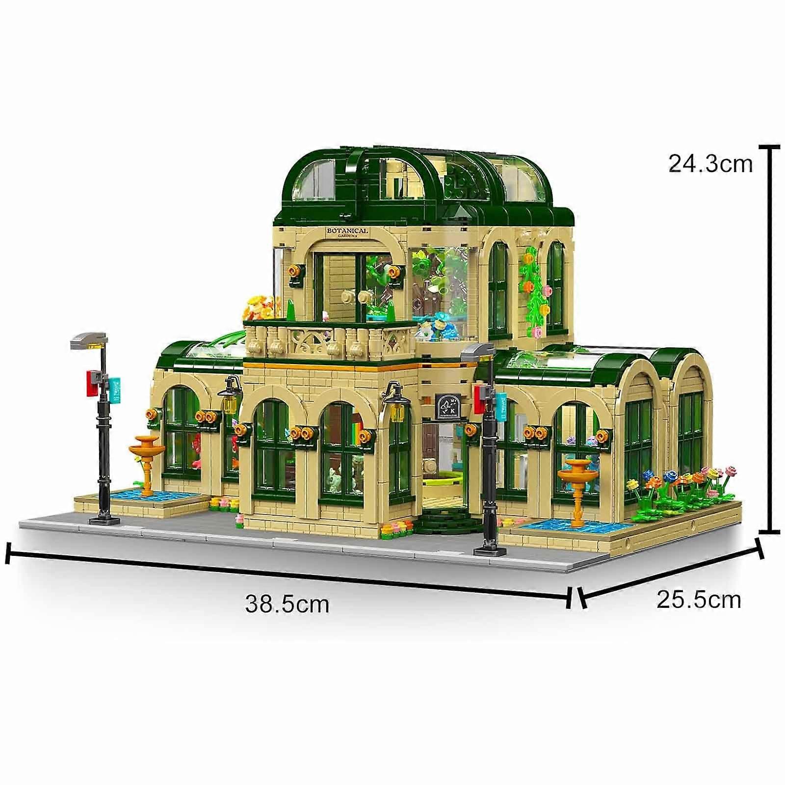 Mould King MOC Botanical Garden House Building Blocks Kit, Creativity ...