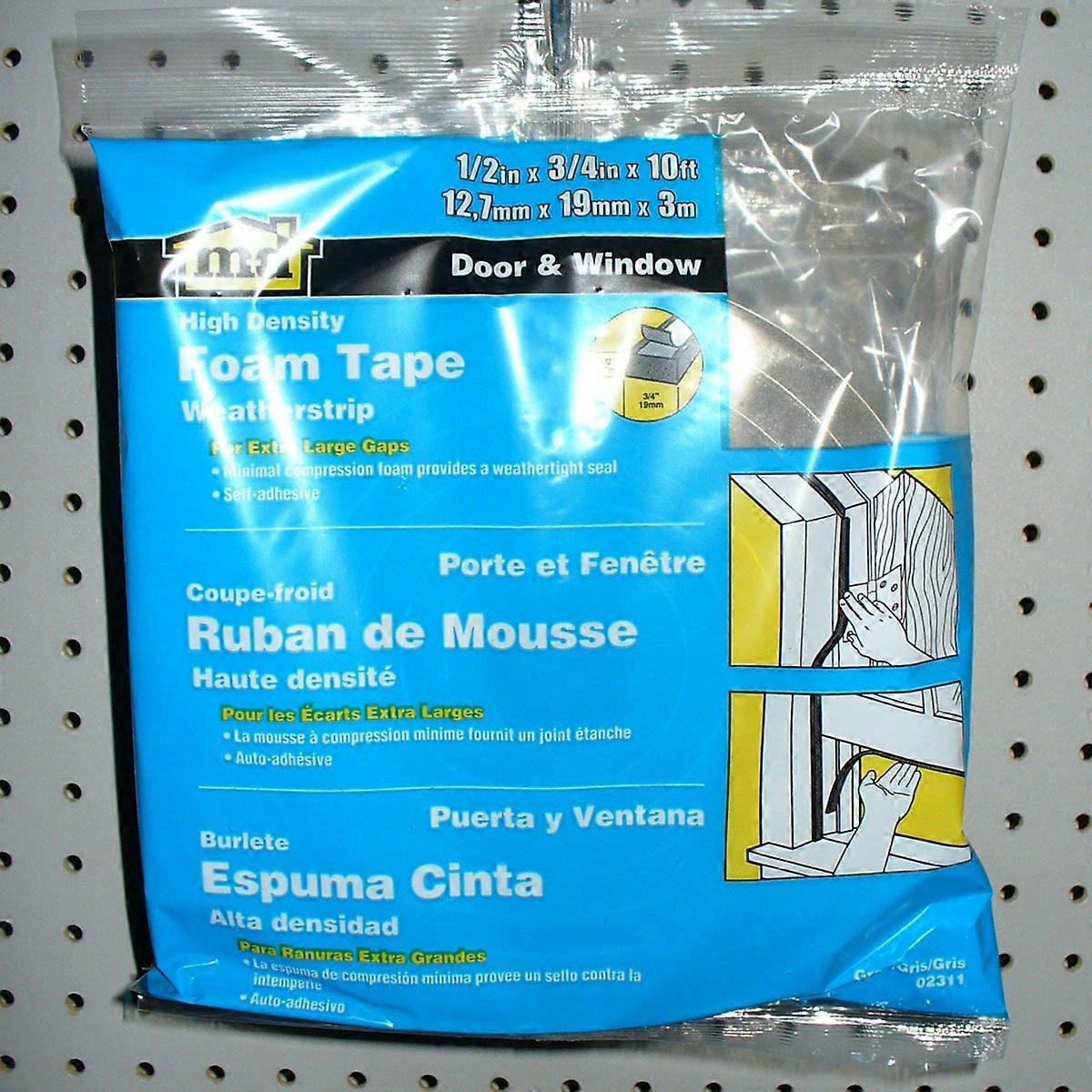 Closed-Cell Weather-Strip for Insulation 3/4 in W X 10 ft L X 1/2 in T ...