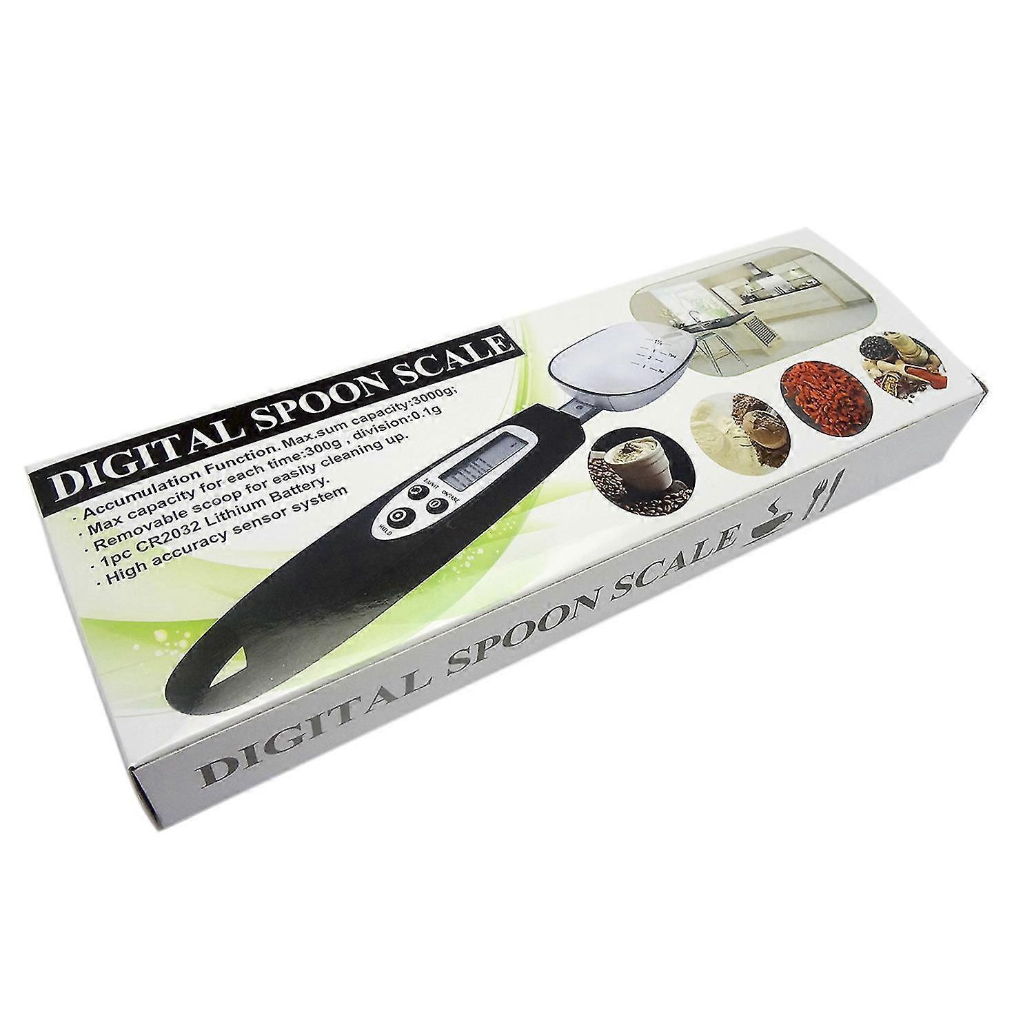 Spoon-Scale Weighing Range (Max.) 500g Readability 0.1 g Battery(ies) Black | Fruugo UK