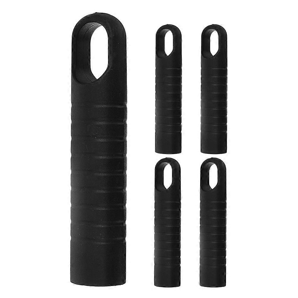5pcs Mop Handle End Cap With Hanging Hole Plastic Broom Handle Grip ...