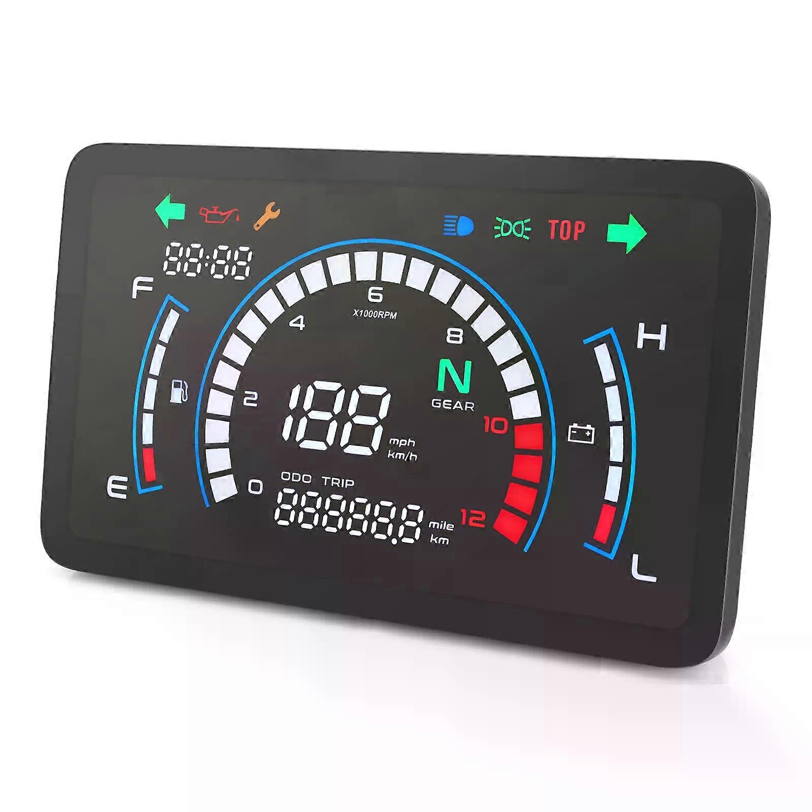 For HONDA EX5 Motorcycle Tachometer Universal Digital Speedometer Board ...