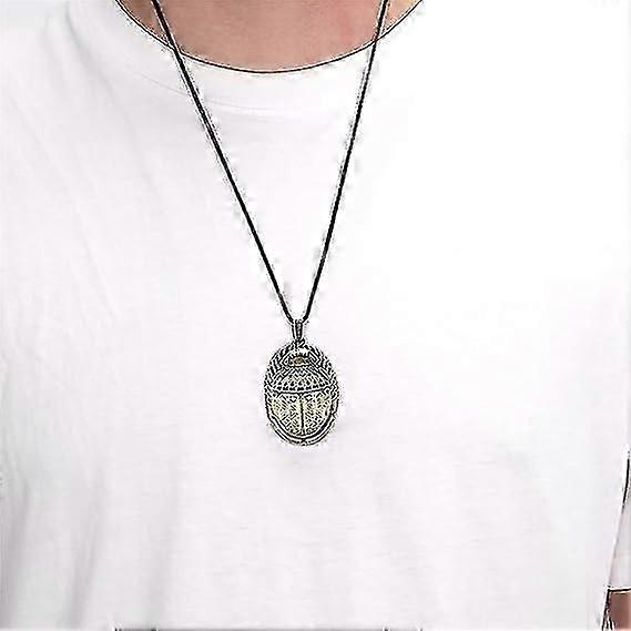 Moon Necklace Egyptian Scarab Compass Pendant | Fruugo UK