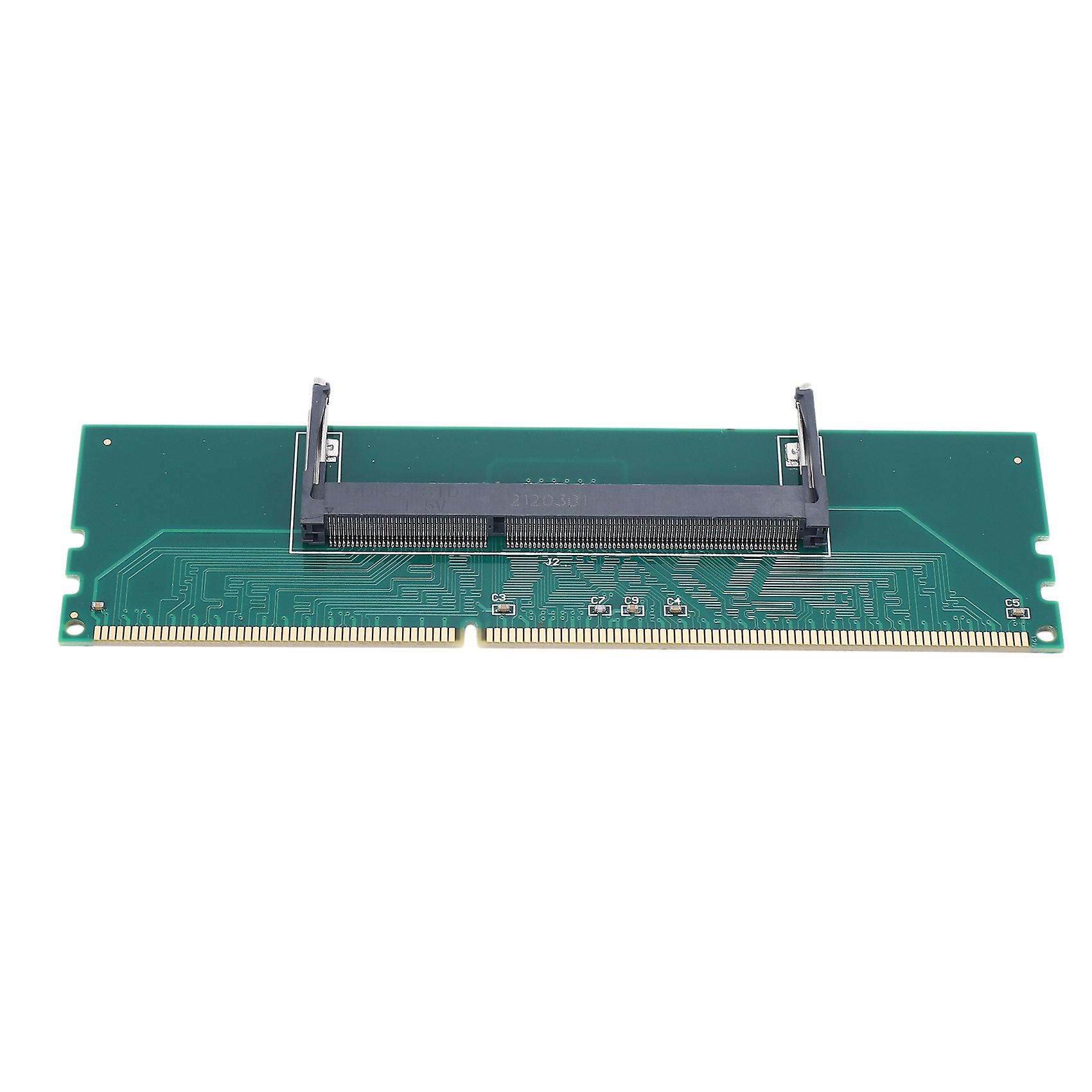 DDR3 Laptop SO-DIMM to Desktop DIMM Memory RAM Connector Adapter DDR3 ...
