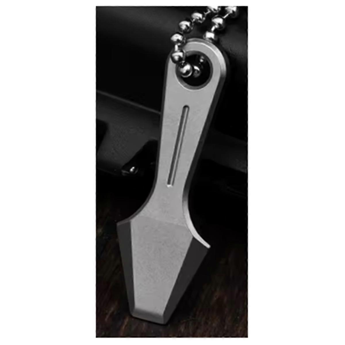 Titanium Pry Bar Mini Titanium Alloy Crowbar Keychain Pendant Tool ...