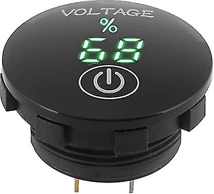 12v24v Led Digital Voltmeter, Waterproof 12v24v Dc Voltmeter Battery ...