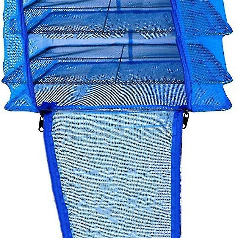 1pcs Foldable 4 Layers Drying Rack For Vegetable Fish Dishes Mesh ...