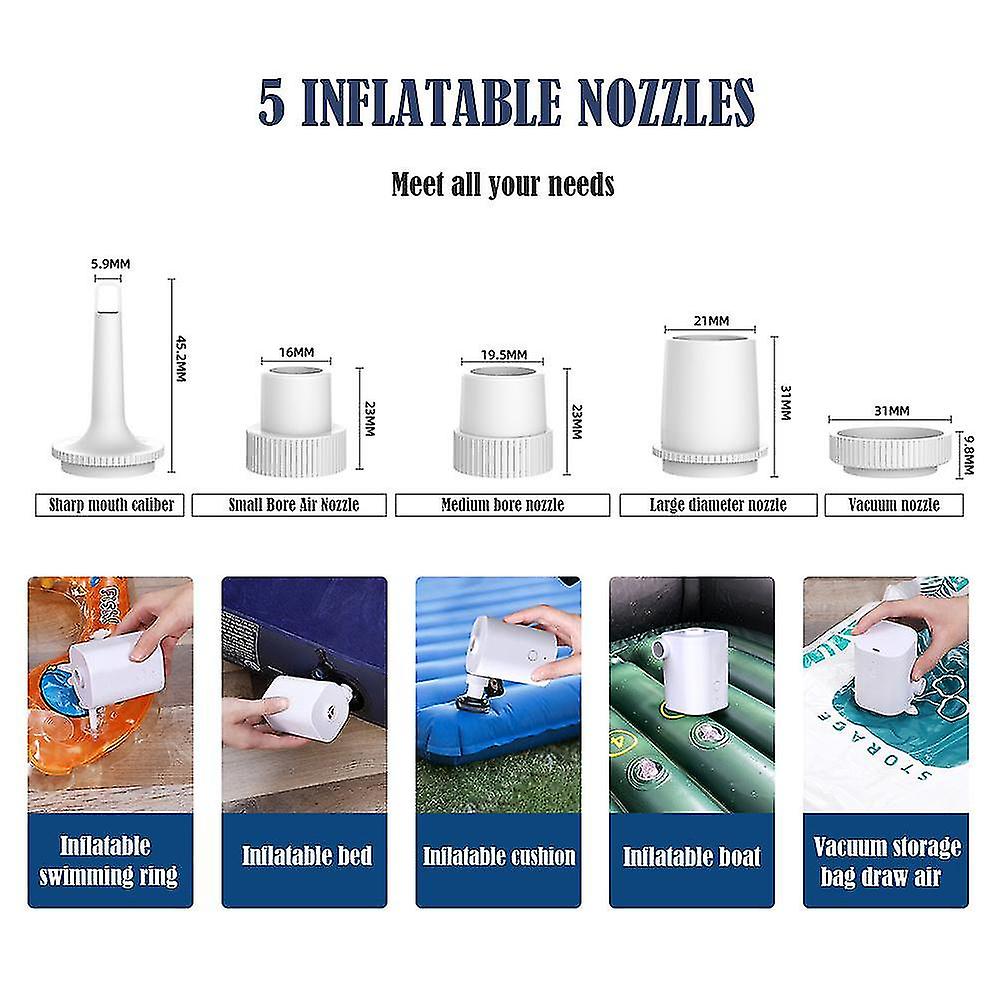 Outdoor Mini Air Pump Draw Air Inhalation Dual Purpose For Camping ...