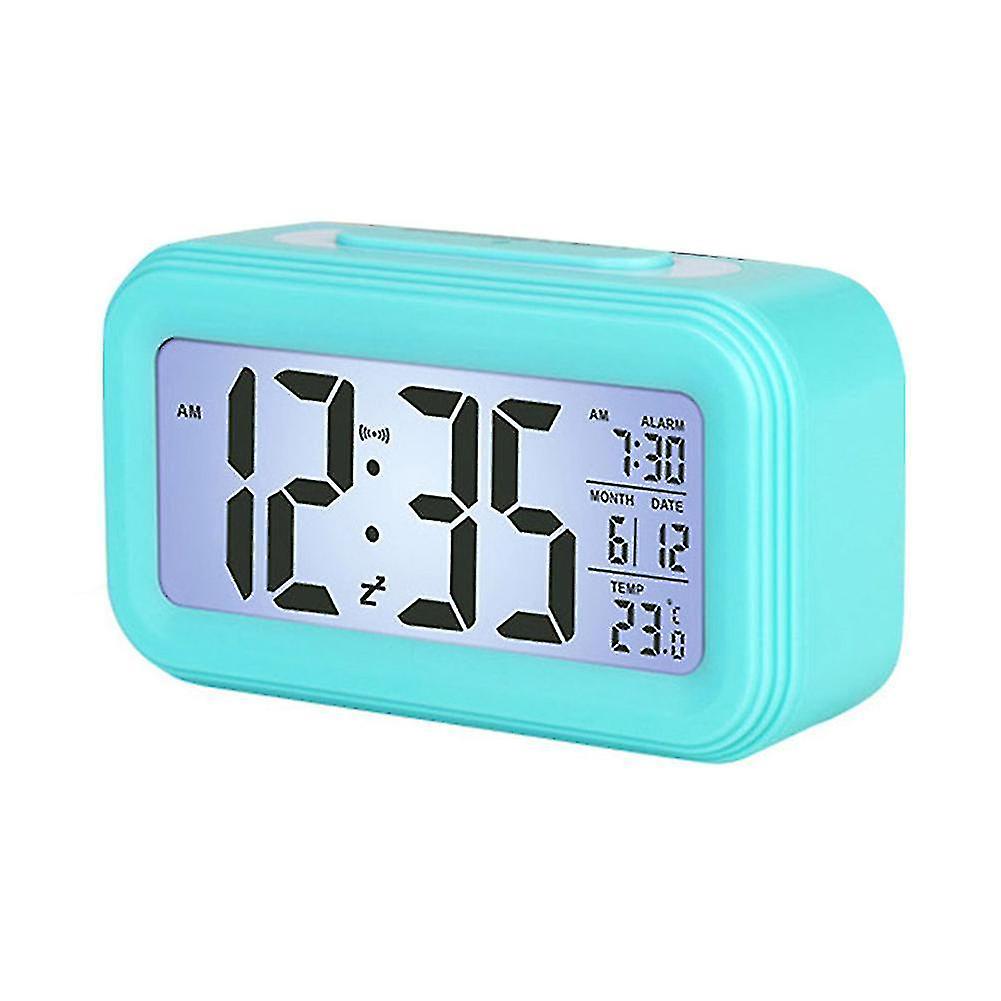 Led Digital Alarm Clock Large Digits Snooze Lcd Backlight Travel Table ...