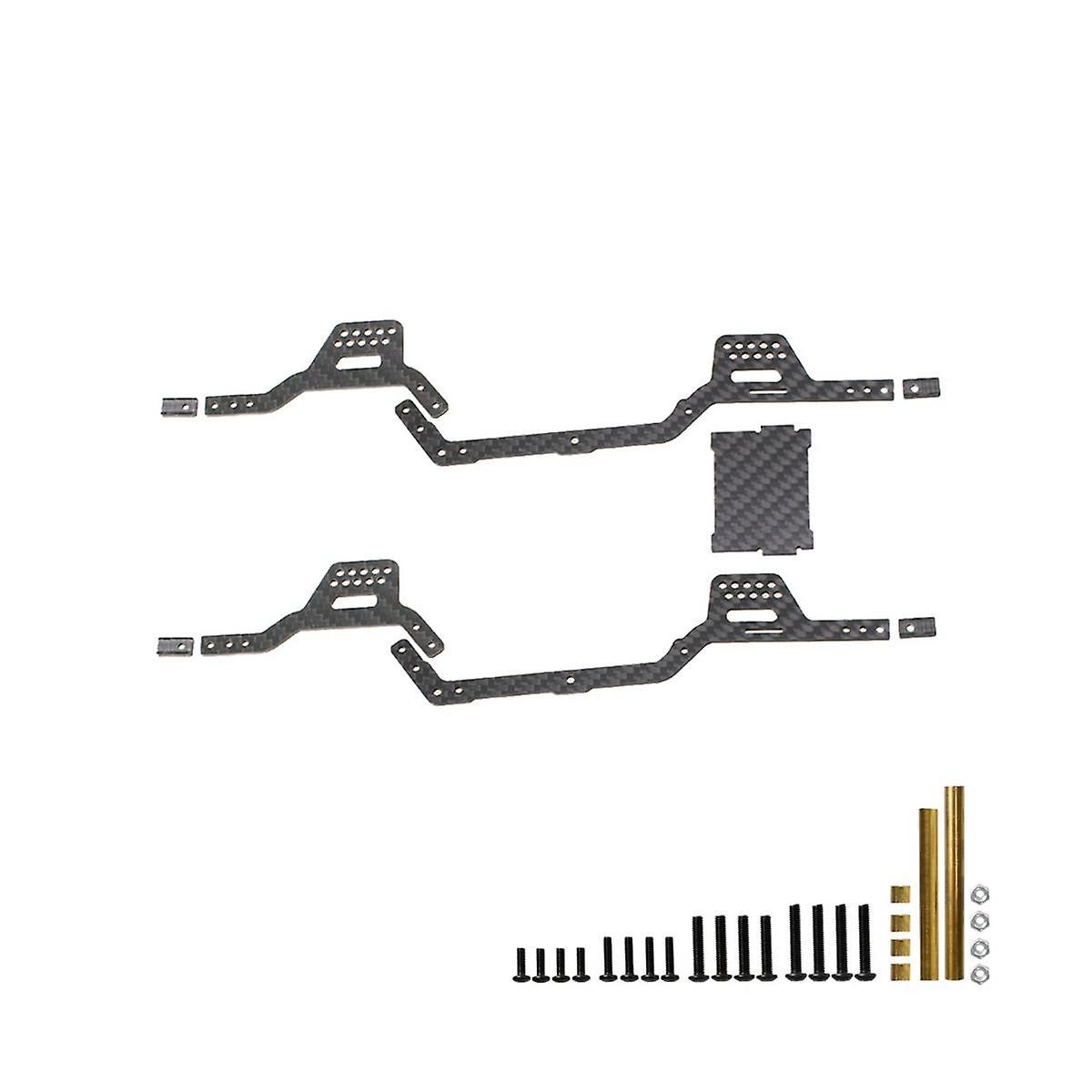 Lcg Carbon Fiber Chassis Kit Frame Girder Rail For Trx4m 1/18 Rc Crawler Car Upgrade Parts ...