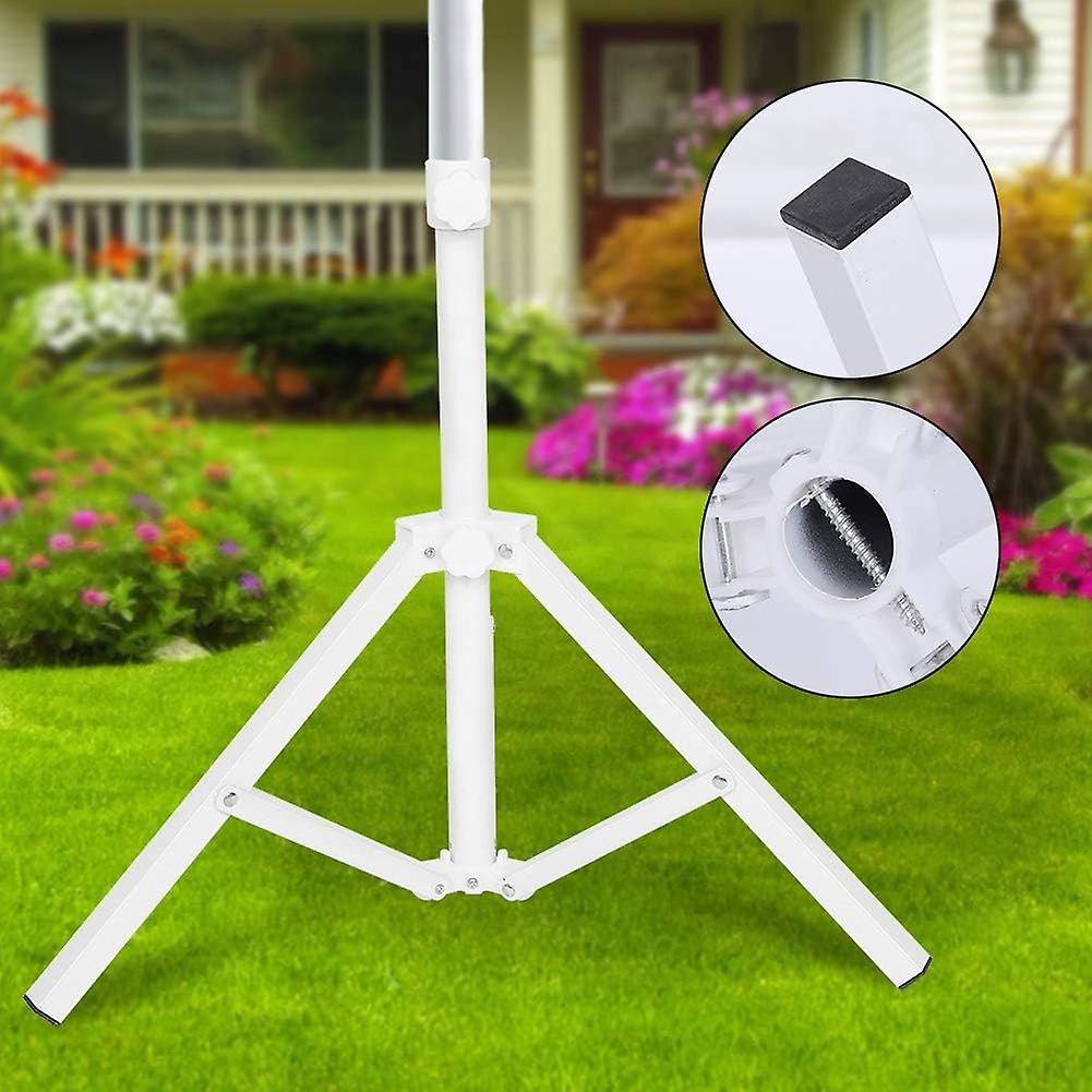 Adjustable portable parasol stand with support base foldable beach ...