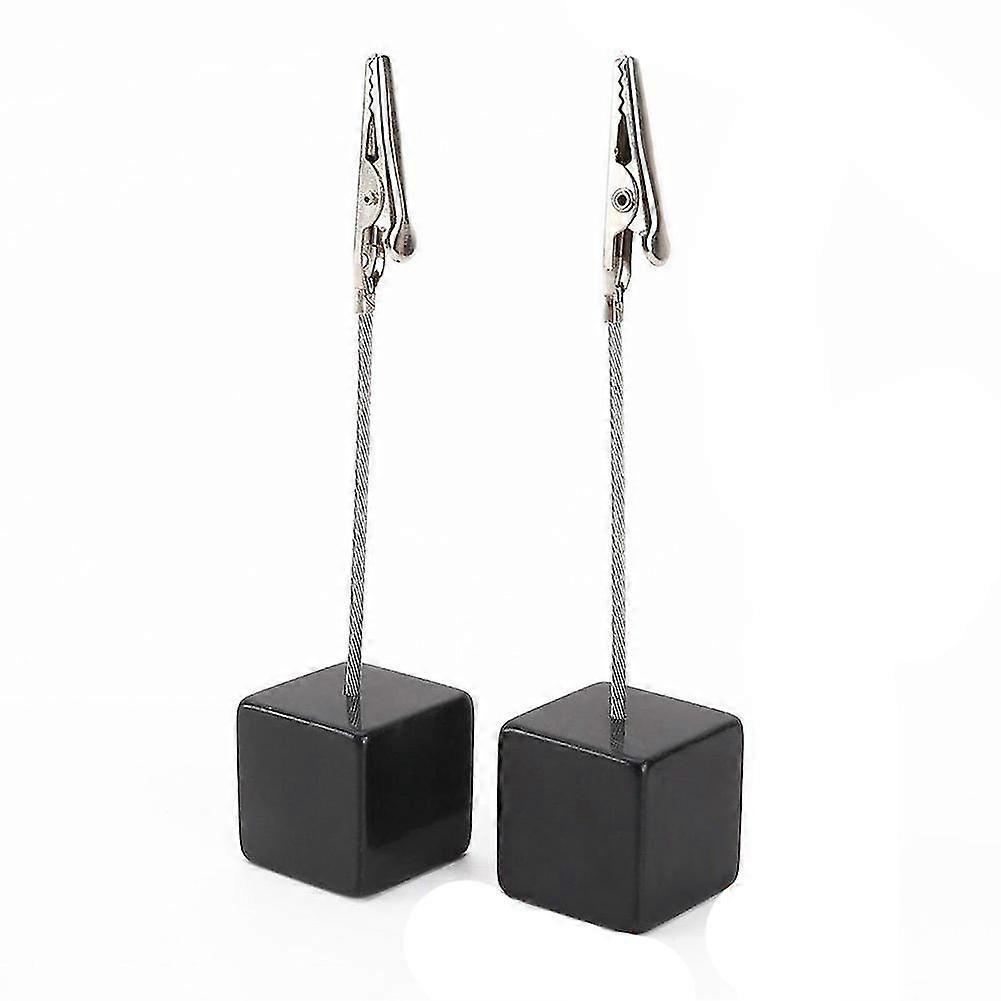 Card Holder Square Memo Holder Card Clip Photo Office Holder Note - 10 Pieces (black) | Fruugo UK