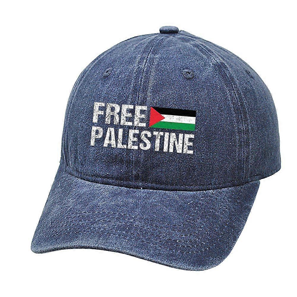 Free Palestine Baseball Cap Printed With Palestinian Flag Vintage ...