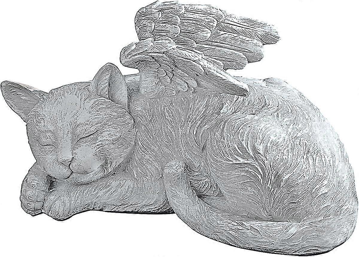 Design Toscano Memorial Cat Pet Angel Honorary Statue Headstone ...
